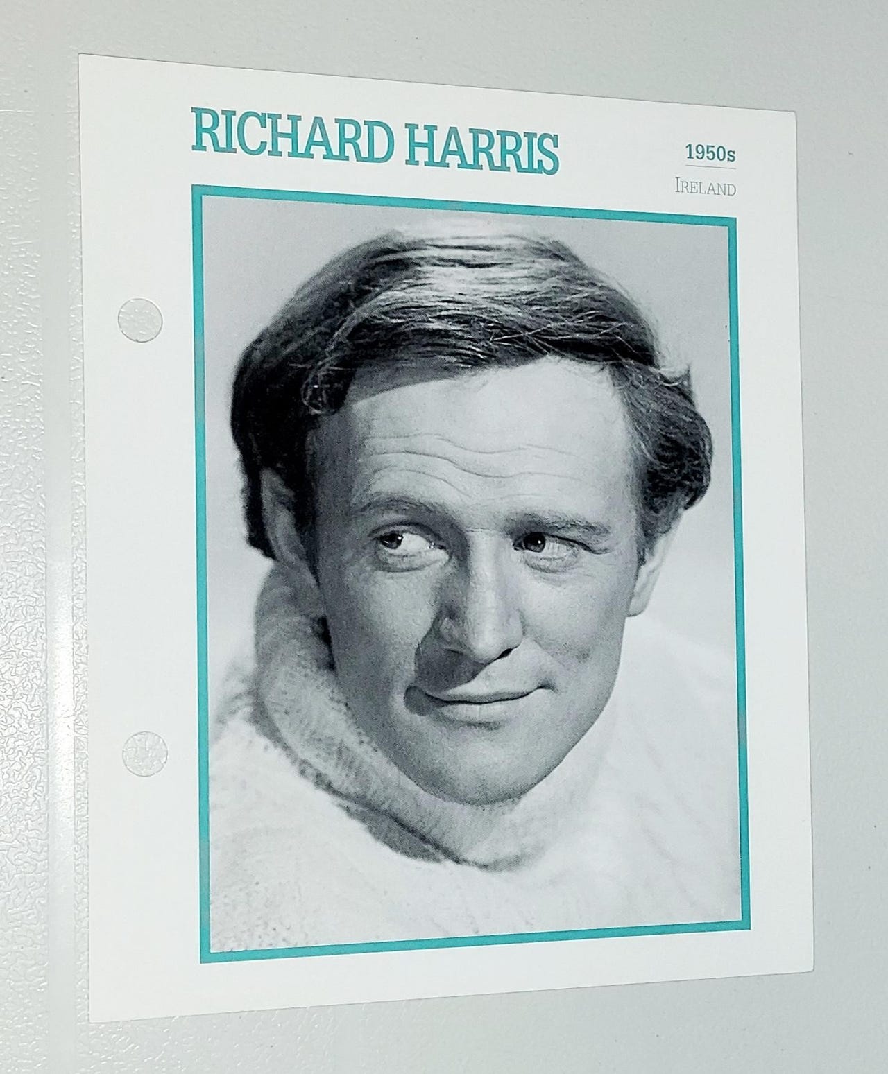 RICHARD HARRIS CARD.KOBAL COLLECTION 1958. | FINN-torget