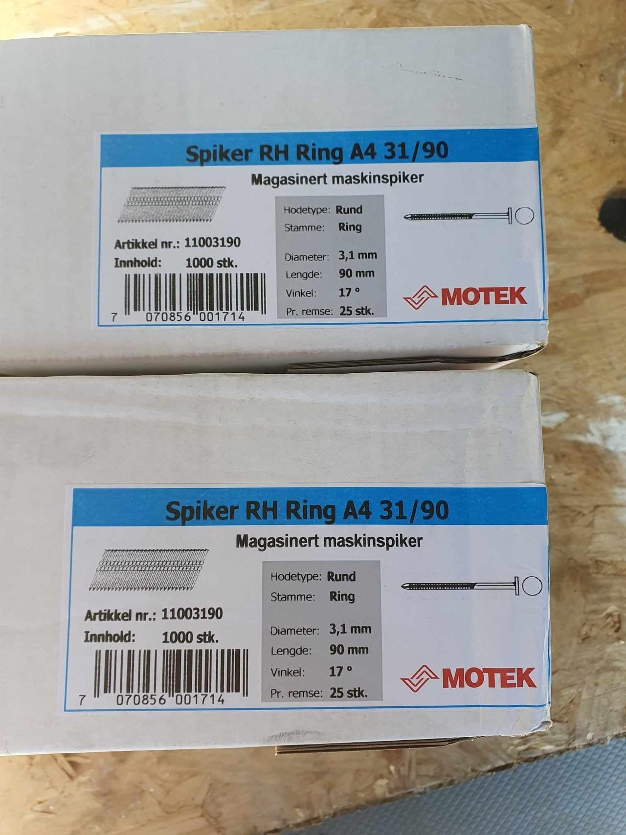 Maskinspiker Motek A4 | FINN-torget