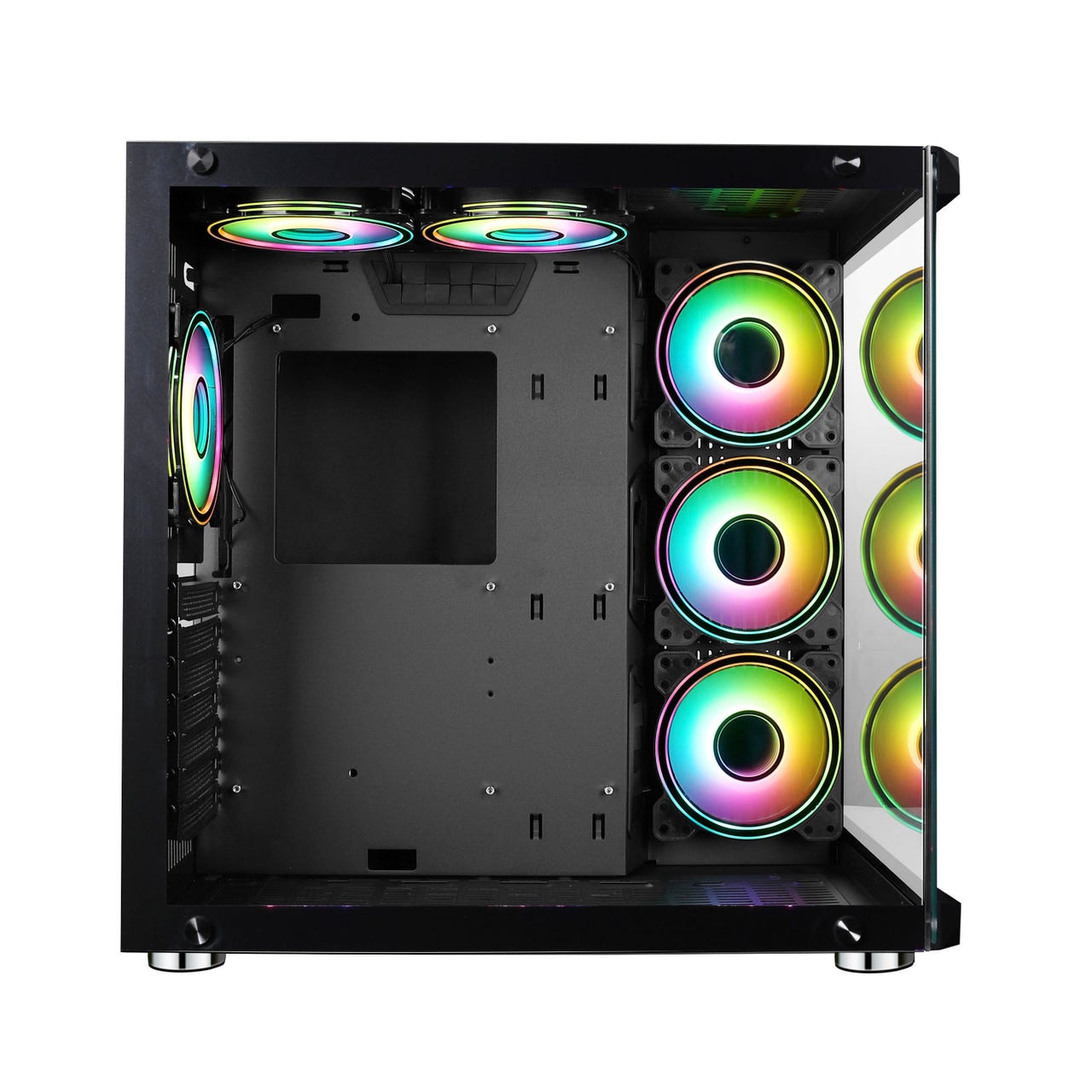 Nytt Big Tower PC Kabinett i Fullt Glass - Greencom Galactic 280X ...
