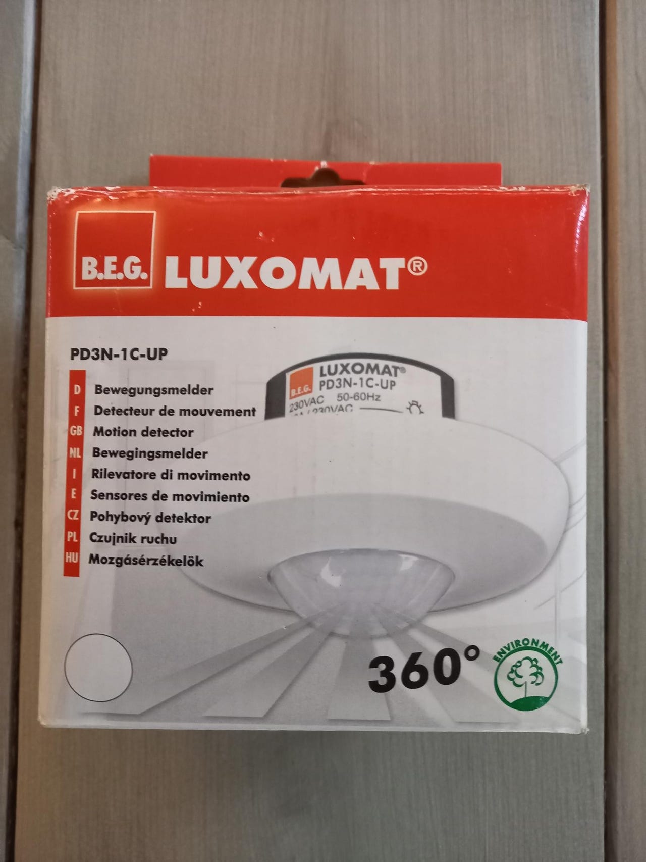 Bevegelsessensor Luxomat PD3N-1C-UP | FINN torget