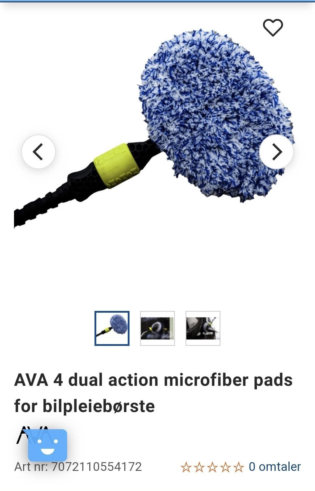 AVA 4 dual action microfiber pads | FINN-torget