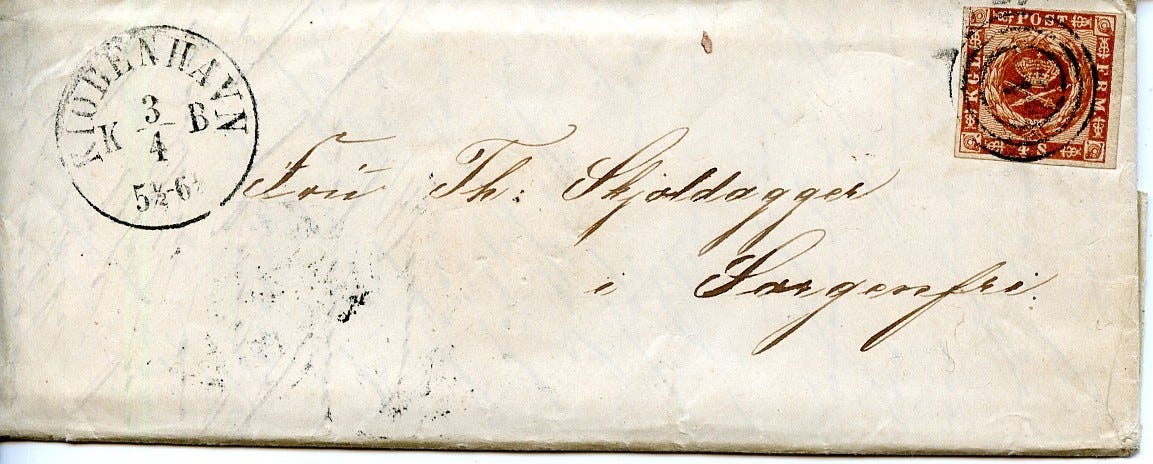 Dansk brev fra 1861 | FINN-torget