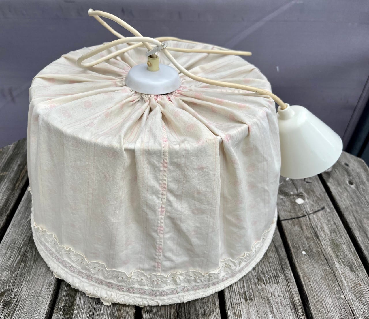 Fin retro taklampe i stoff | FINN torget