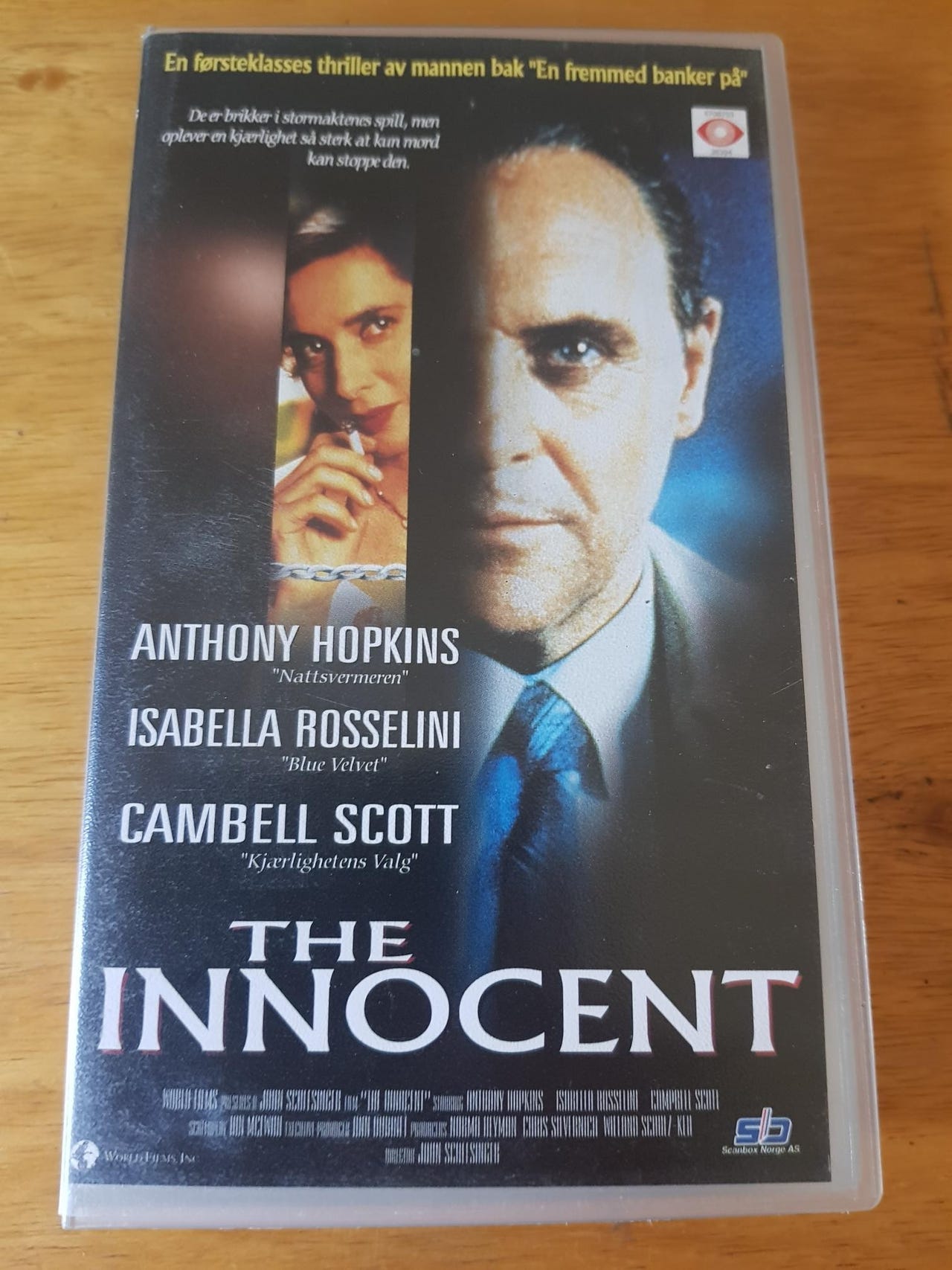 The Innocent med Anthony Hopkins Vhs | FINN torget