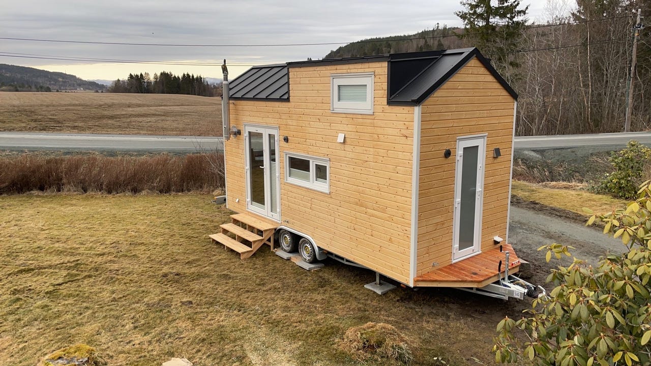 Koselig minihus/mikrohus på hjul | FINN-torget