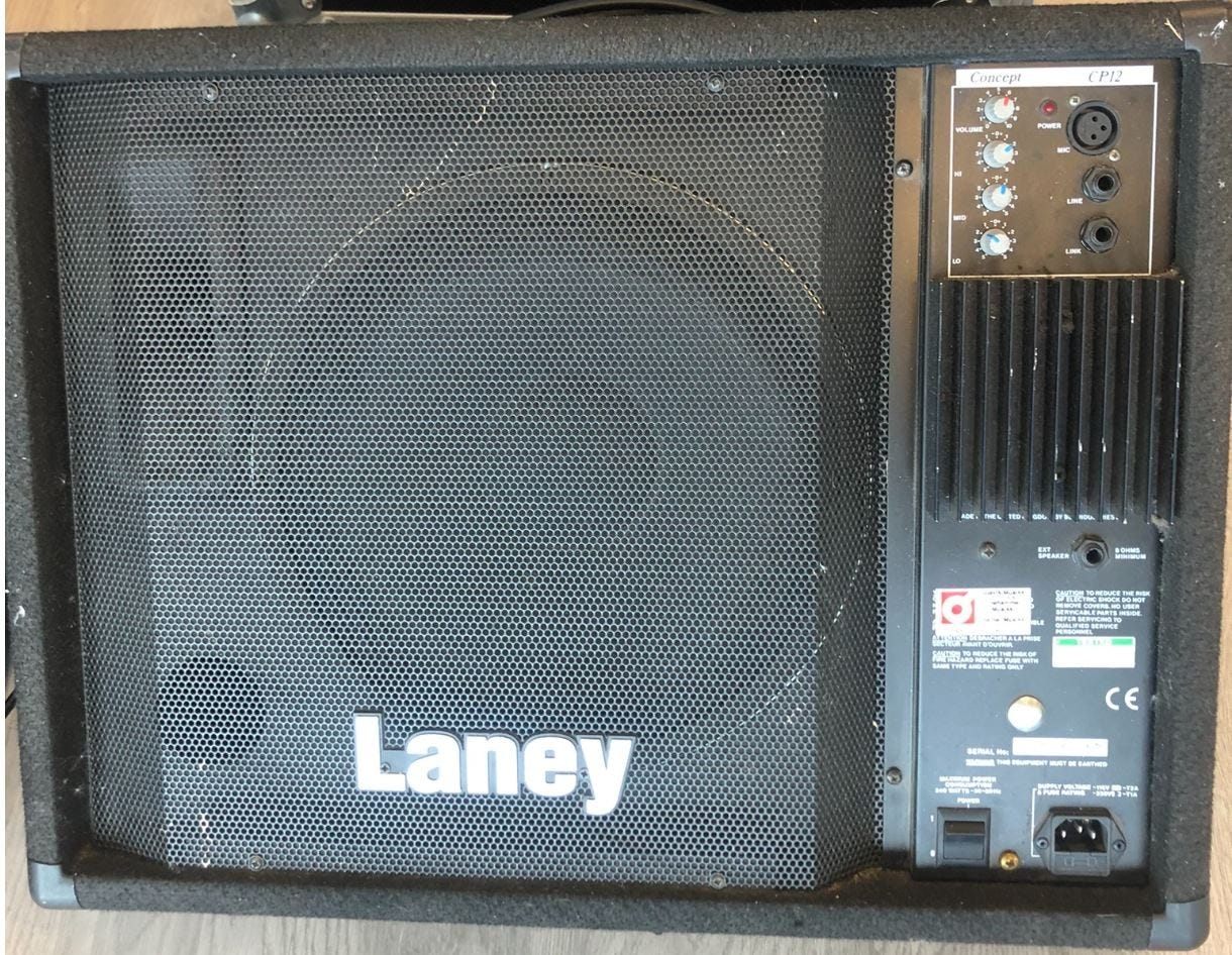 Laney CP12 Eldre brukt monitor 100 w RMS | FINN-torget