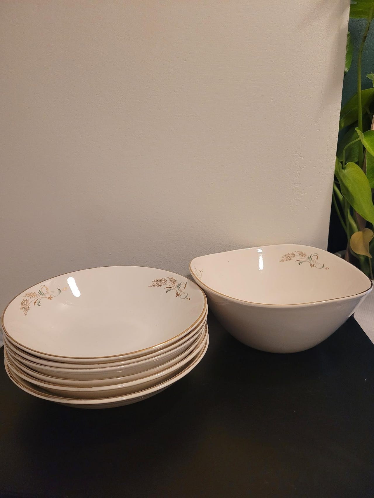 Stavangerflint servise med hvete dekor | FINN torget