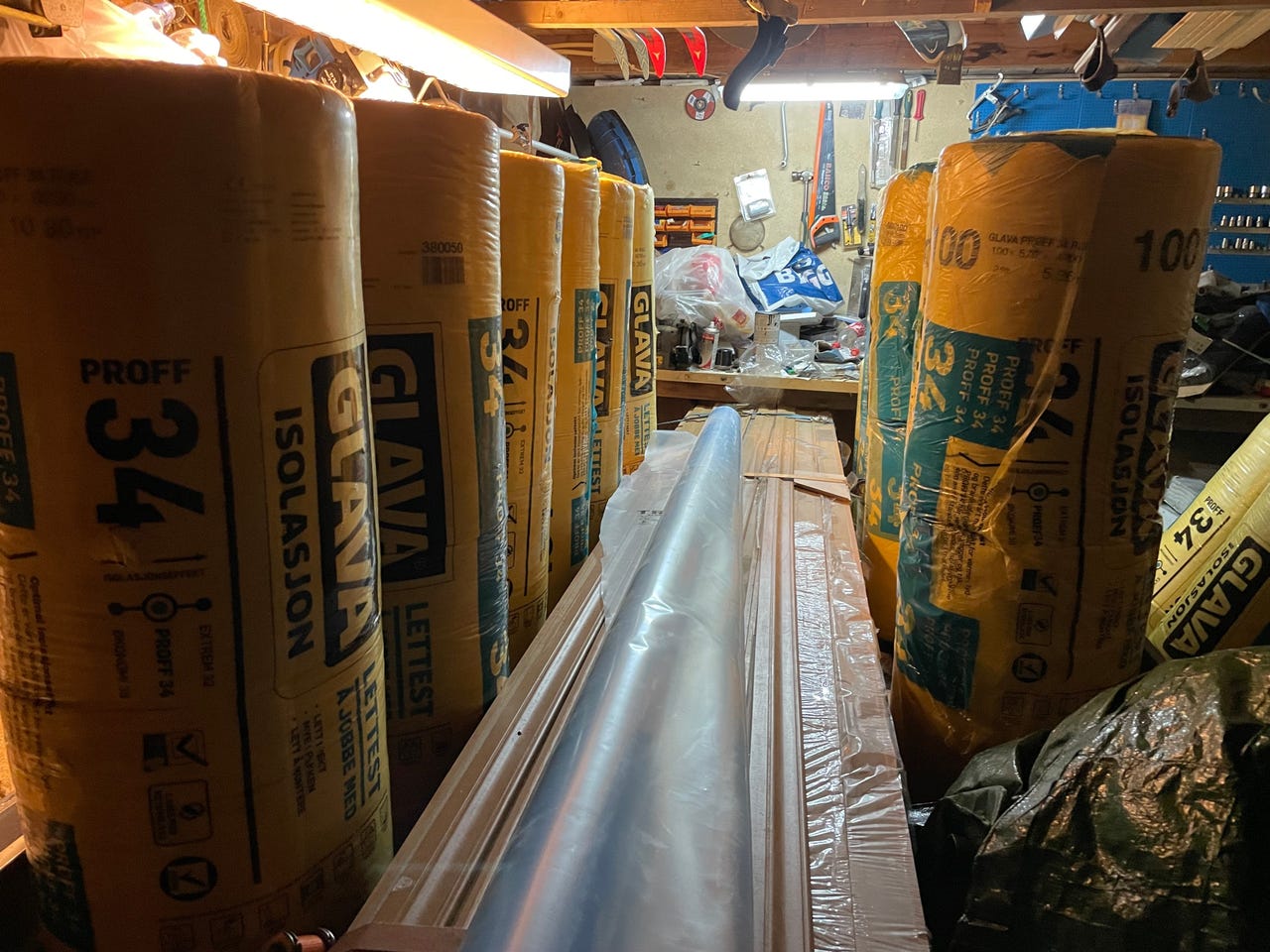 1 stk Glava proff 34 isolasjon nye på rull 50 mm | FINN-torget