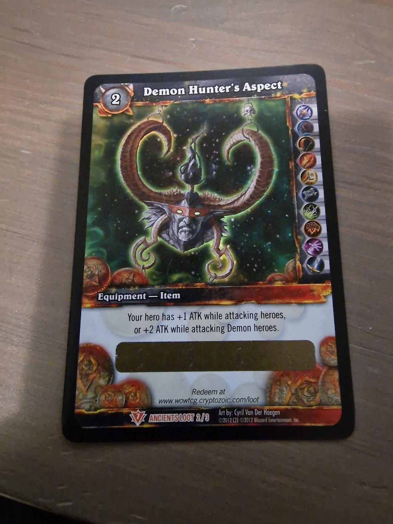 WOW TCG Loot card Demon Hunter Aspect | FINN-torget
