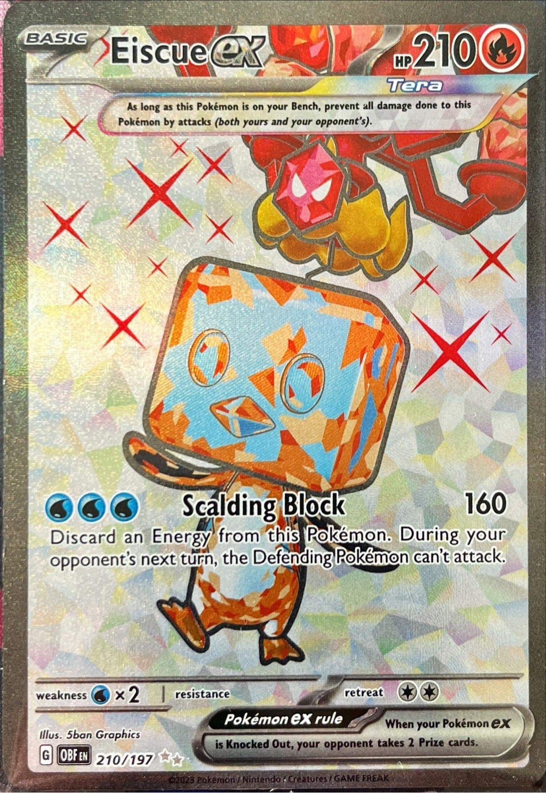 Eiscue EX #210 Obsidian Flames | FINN-torget