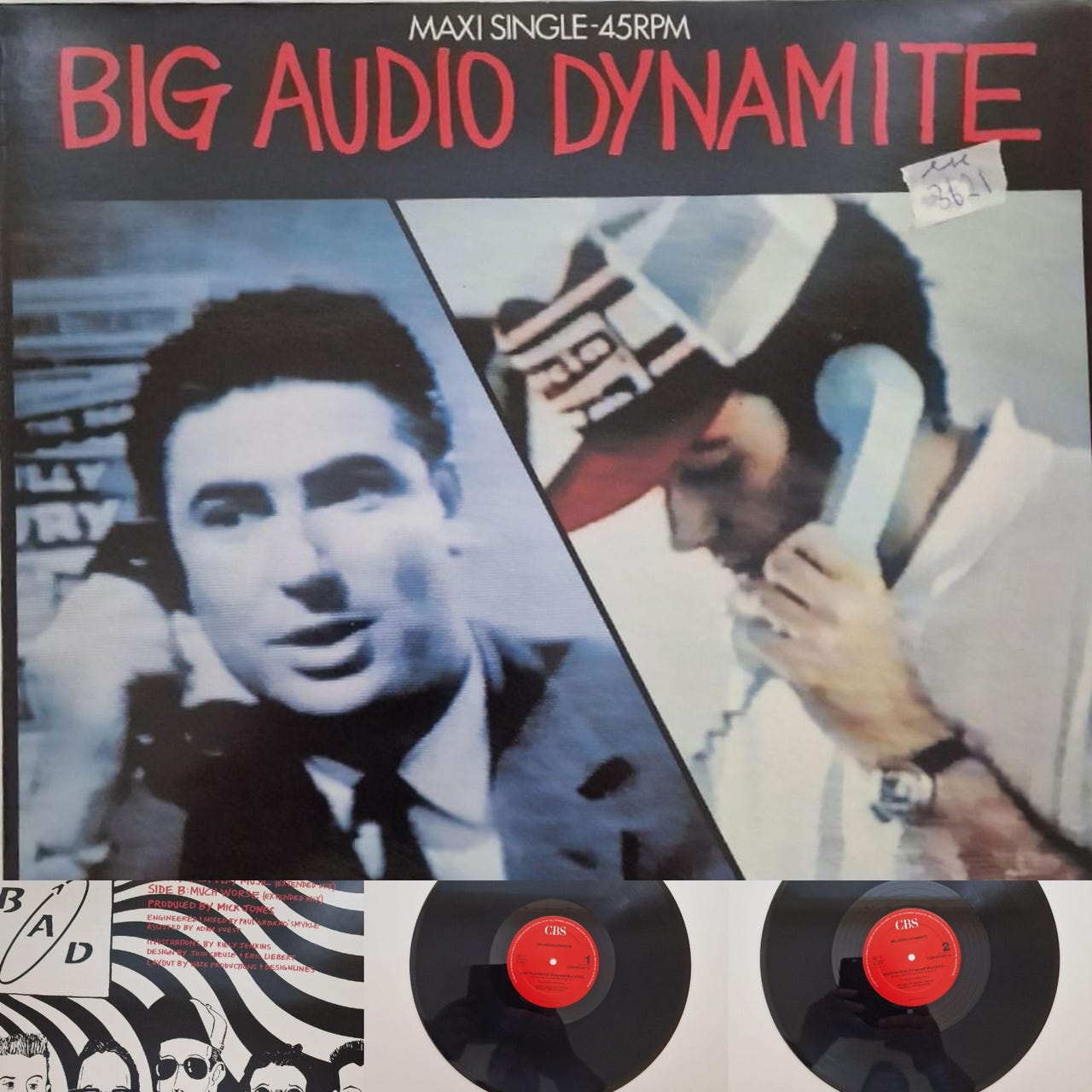 BIG AUDIO DYNAMITE /MUCH WORSE 1988 | FINN-torget
