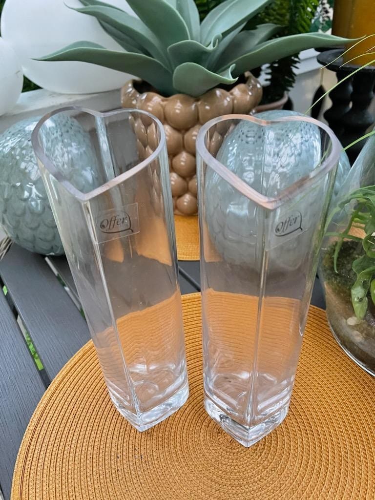 Store tunge hjerte vaser | FINN-torget