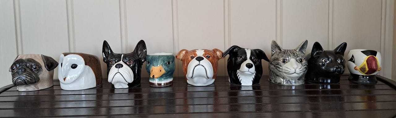 Kule eggeglass av dyr | FINN torget