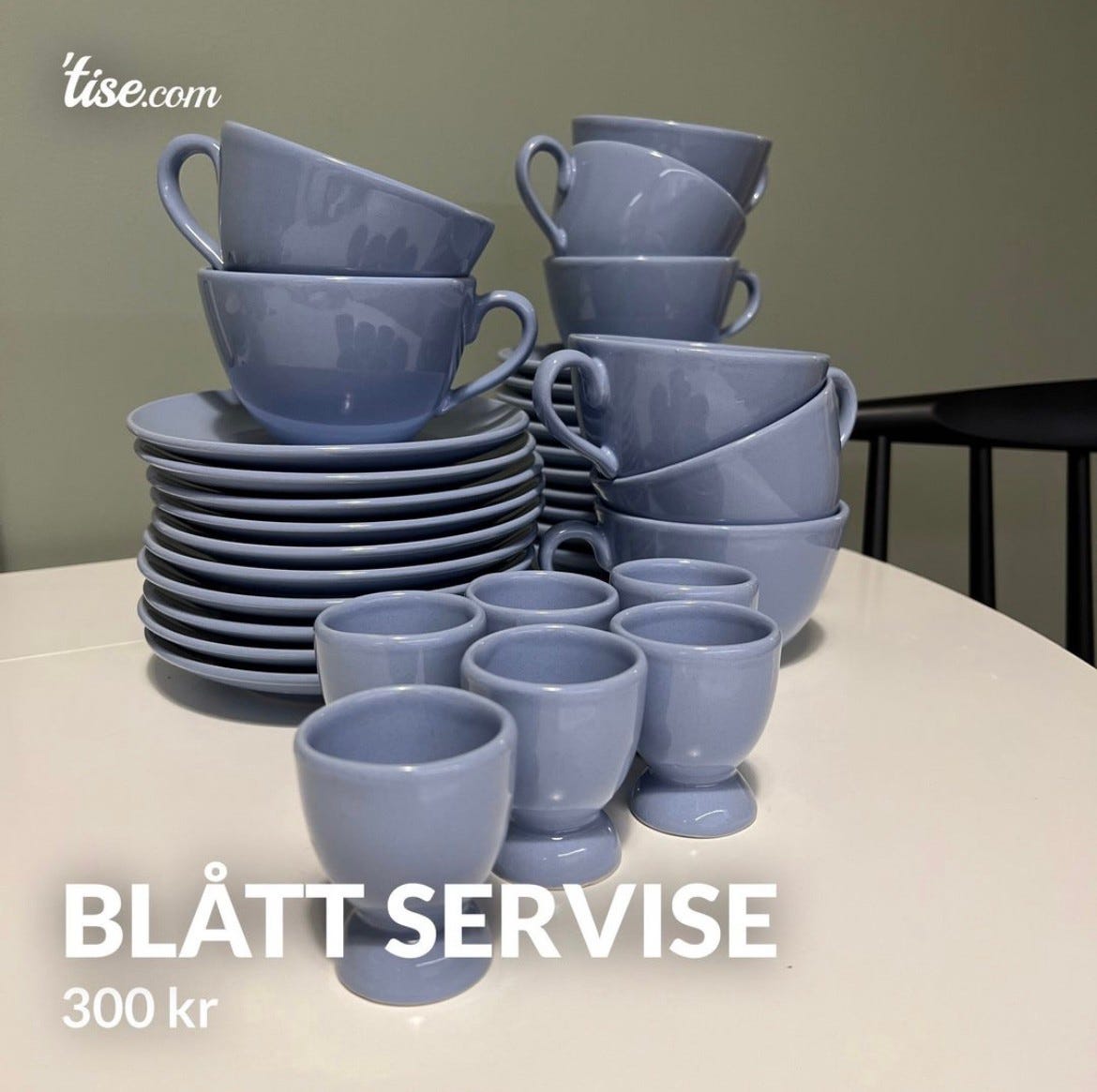 Blått servise | FINN torget