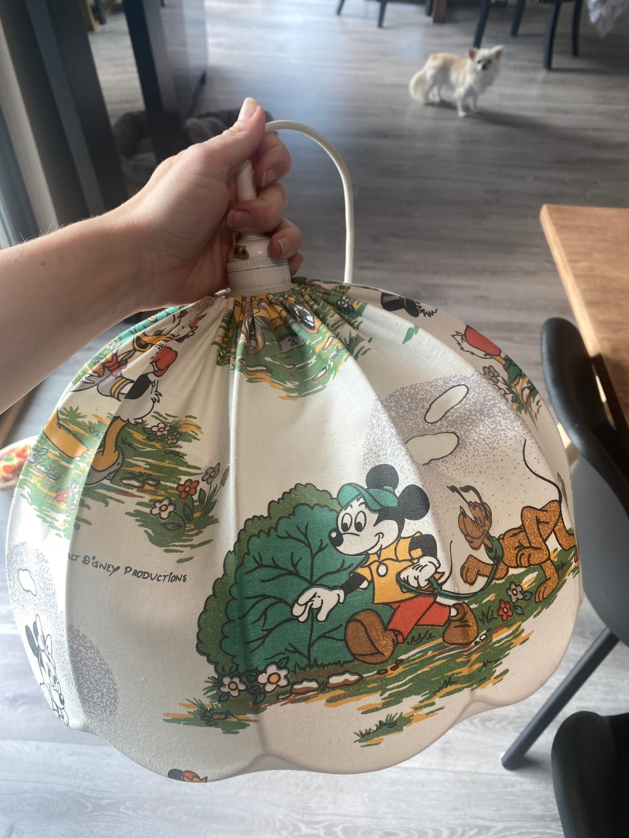 Retro Disney Donald Mikke Mus taklampe | FINN-torget