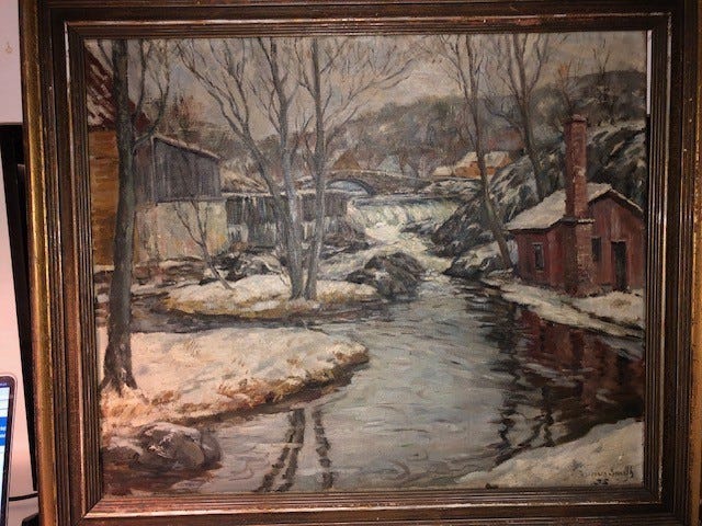 Julius Smith. 1935. Oljemaleri. | FINN-torget