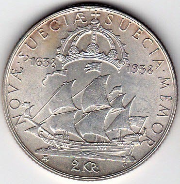 Sverige 2 kroner 1938 - 800S - Svært pen mynt. Lite sirkulert. | FINN ...