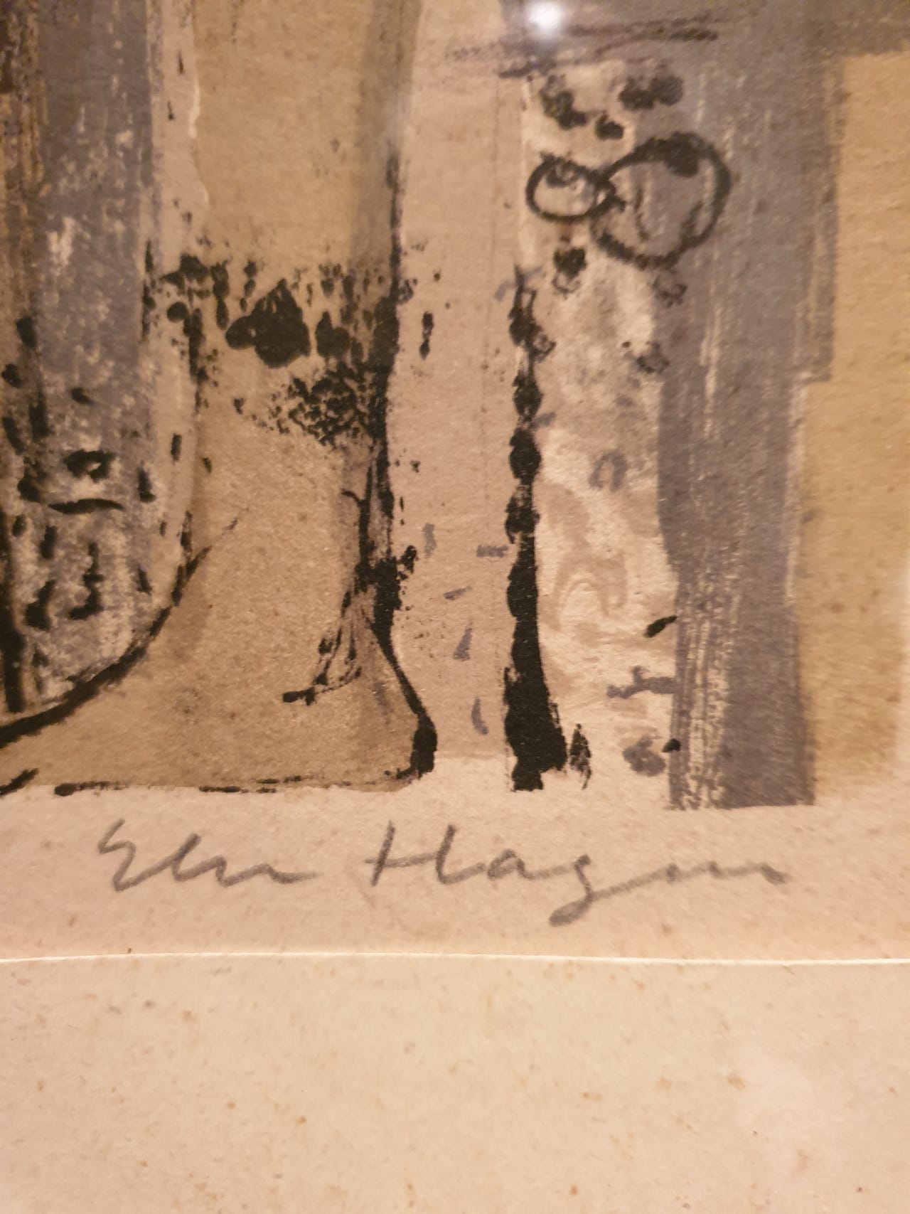 ELSE HAGEN - Litografi - Adam og Eva - No. 86/100 | FINN-torget