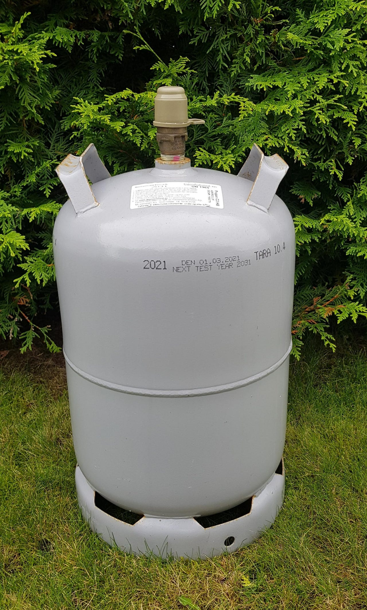 Gassflaske stål 11 kg - ny og full med gass | FINN torget