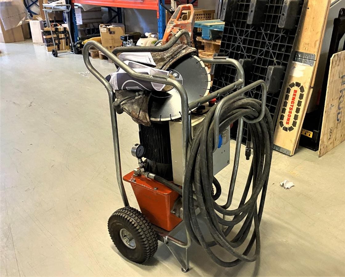 Husqvarna - Hydraulisk Kappsag pakke - Pumpe - Ringsag - Komplett sett ...