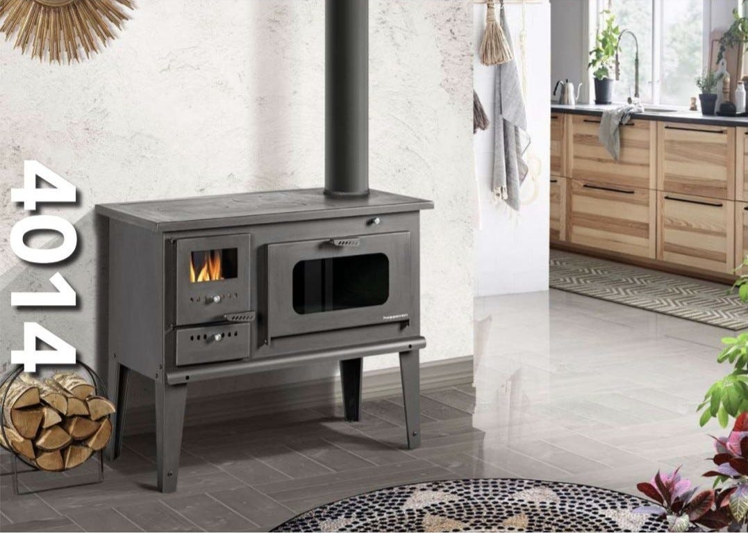 Vedkomfyr, vedovn, bakerovn 7,9 kW | FINN-torget