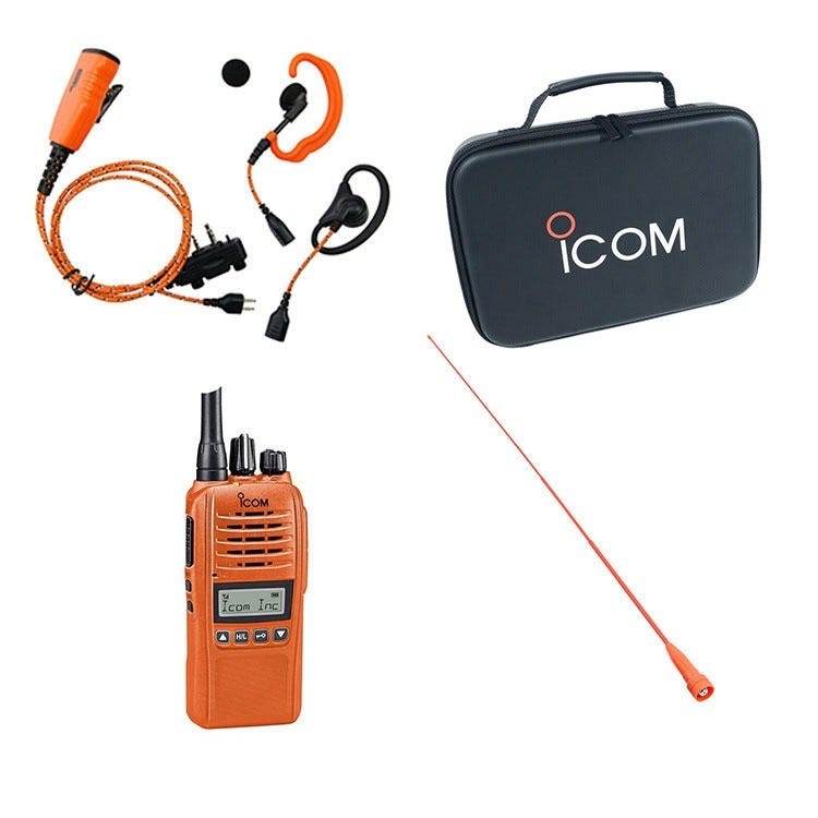 Icom ProHunt Basic2/Compact m/veske Jaktradiopakke m/headset, lang ...