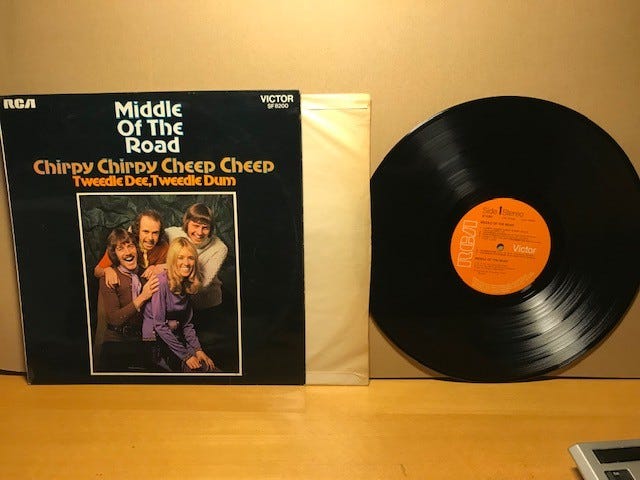 Vinyl, Middle of the road, Chirpy chirpy cheep cheep, SF8200 | FINN-torget