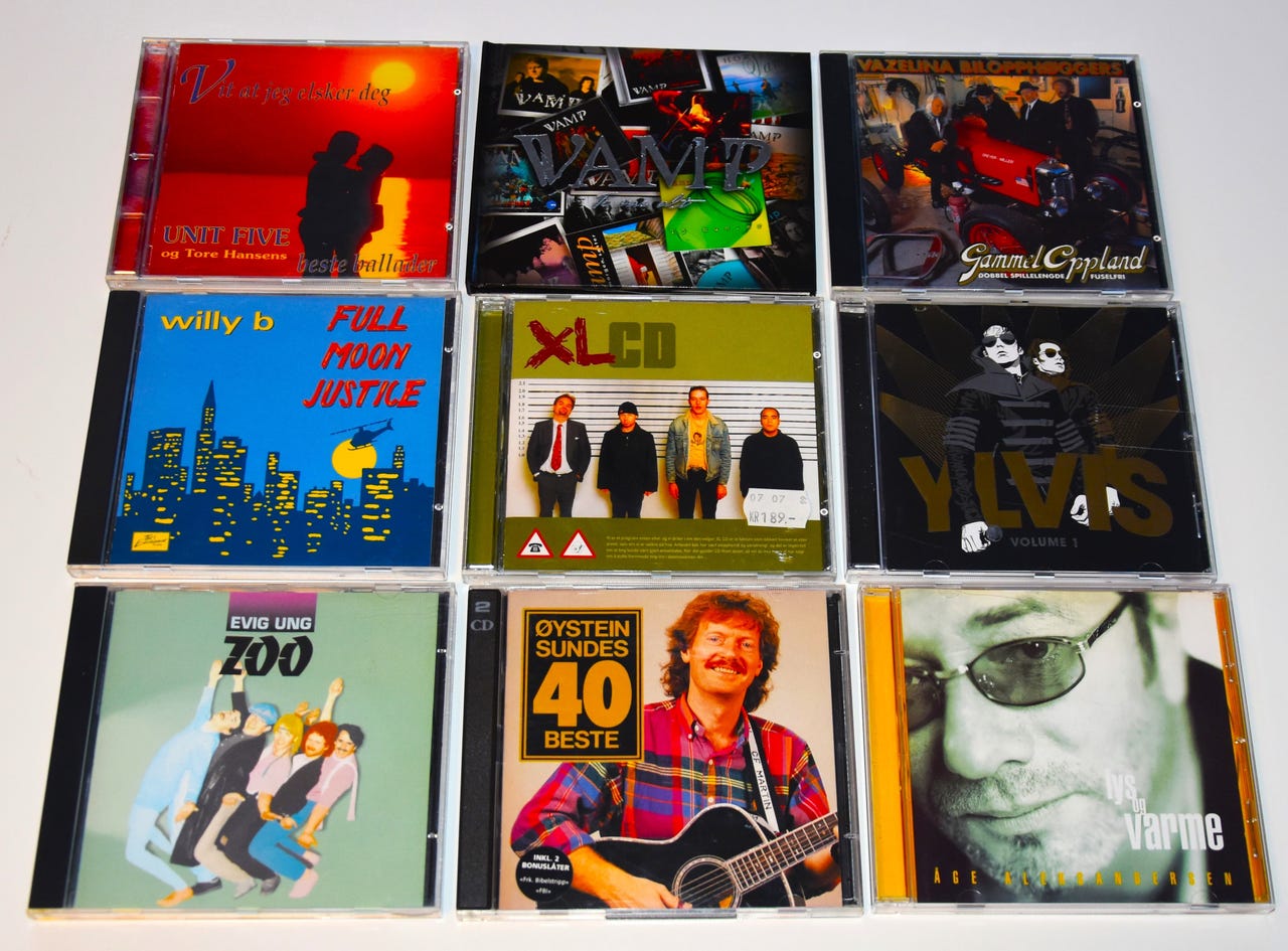 CD'ar norsk pop, rock, country vise... U - Å | FINN-torget