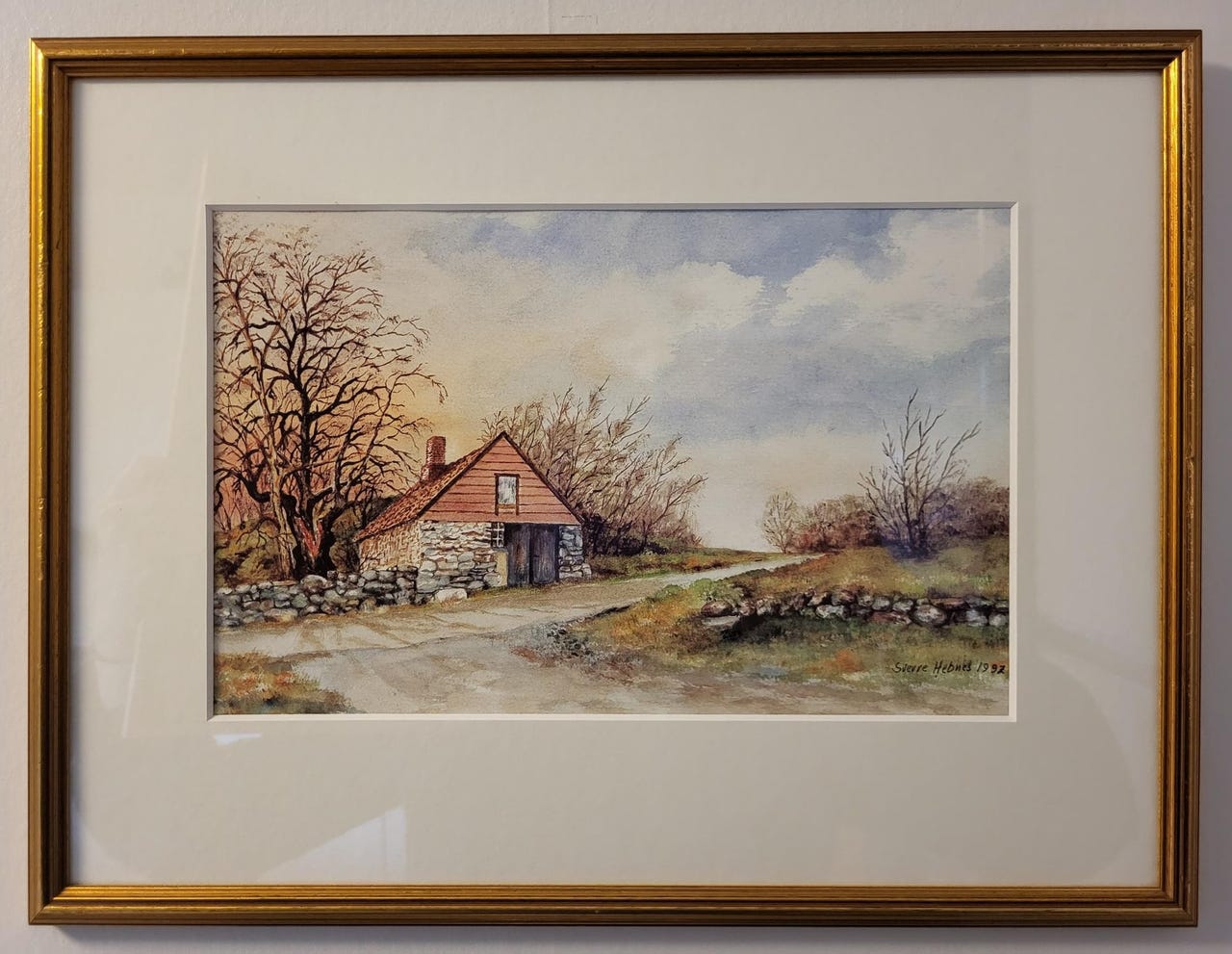 Ny pris - Bilde av Sverre Hebnes, datert 1992. Motiv av bakeriet i ...