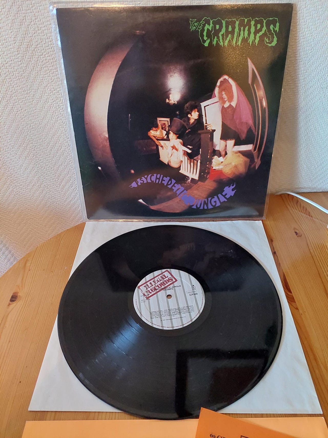 THE CRAMPS - PSYCHEDELIC JUNGLE LP 1981 + rar insert + inner sleeves | FINN torget