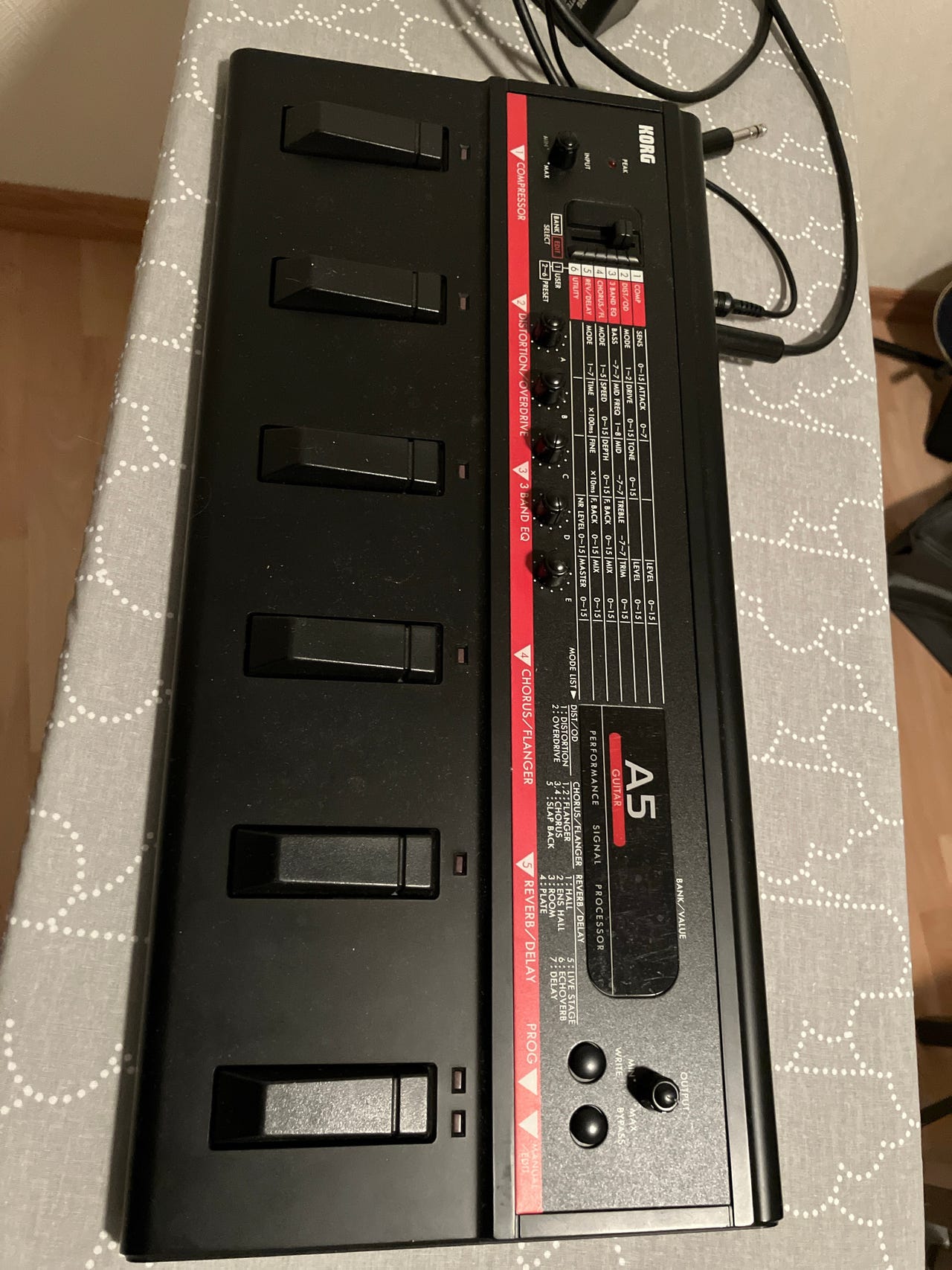 Korg A5 Guitar multieffekt pedal | FINN-torget