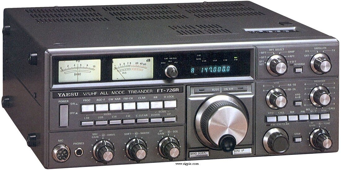 10 Watt HF-Modul til Yaesu FT-726R. Går trinnløst RX/TX i fra 21 til 30 ...