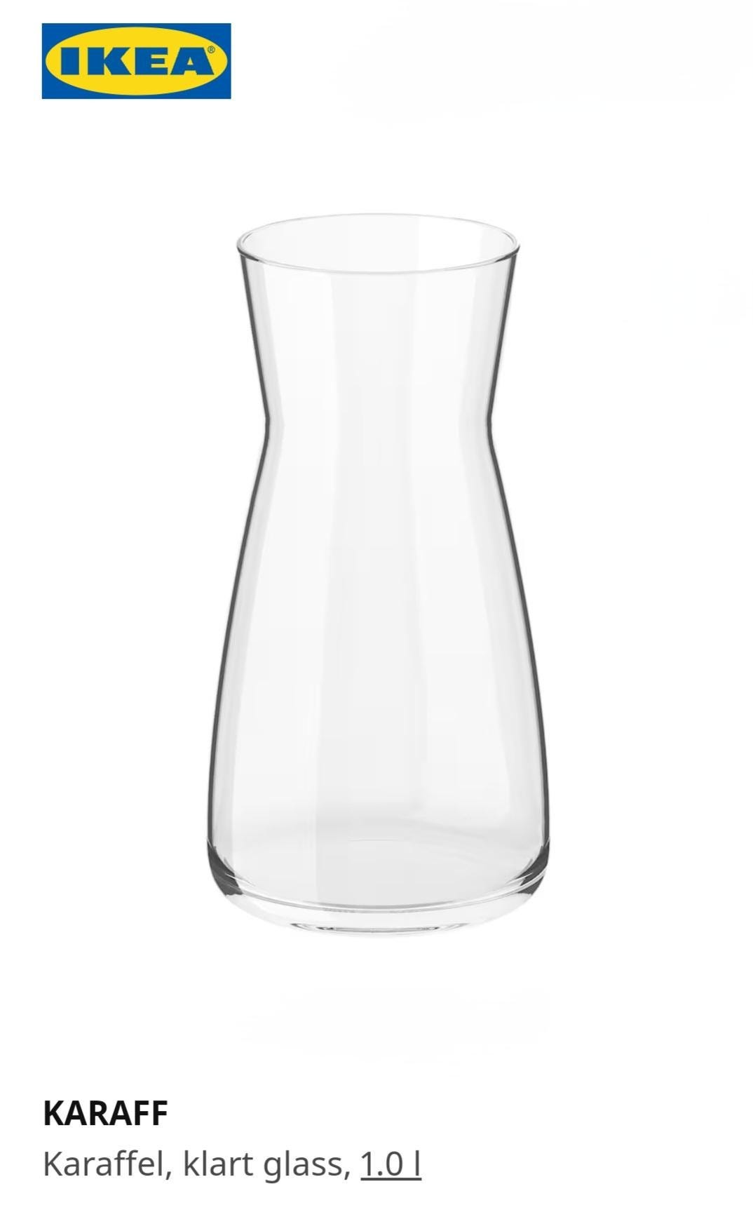 Karaffler fra ikea | FINN-torget