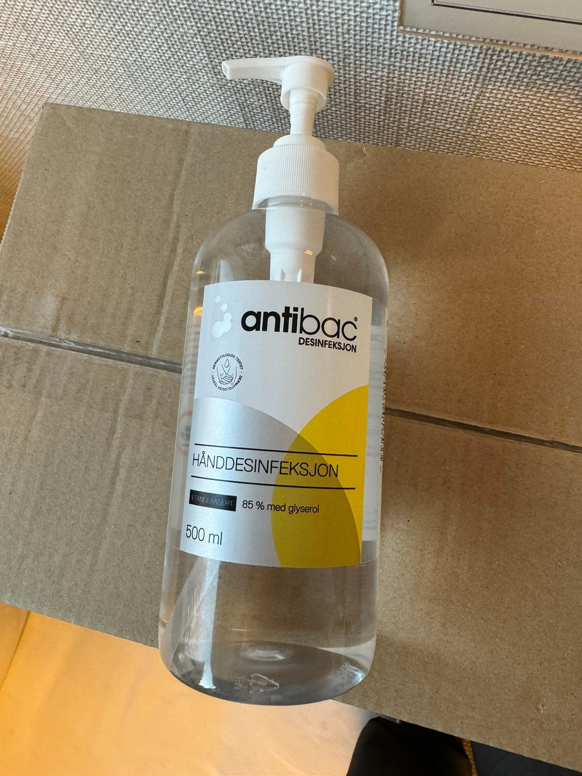 Antibac 500ml pumpeflaske 60stk | FINN-torget