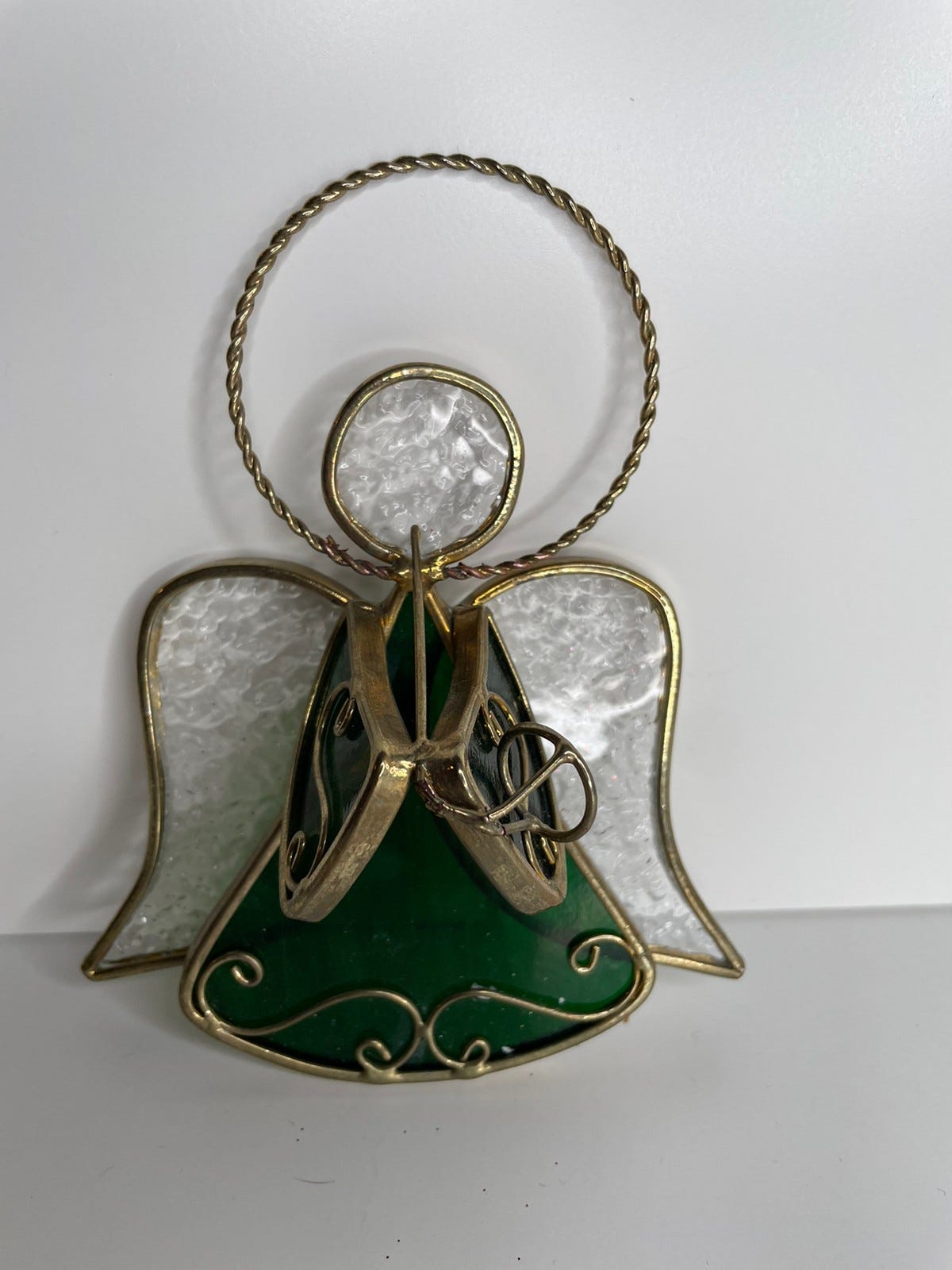 Jule engel messing grønn | FINN-torget