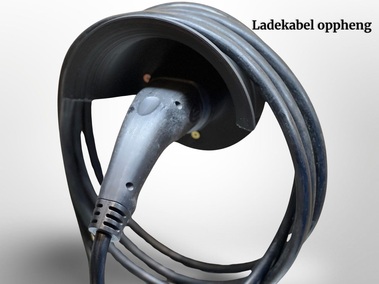 Type 2 Ladekabel design oppheng / holder / veggoppheng | FINN torget