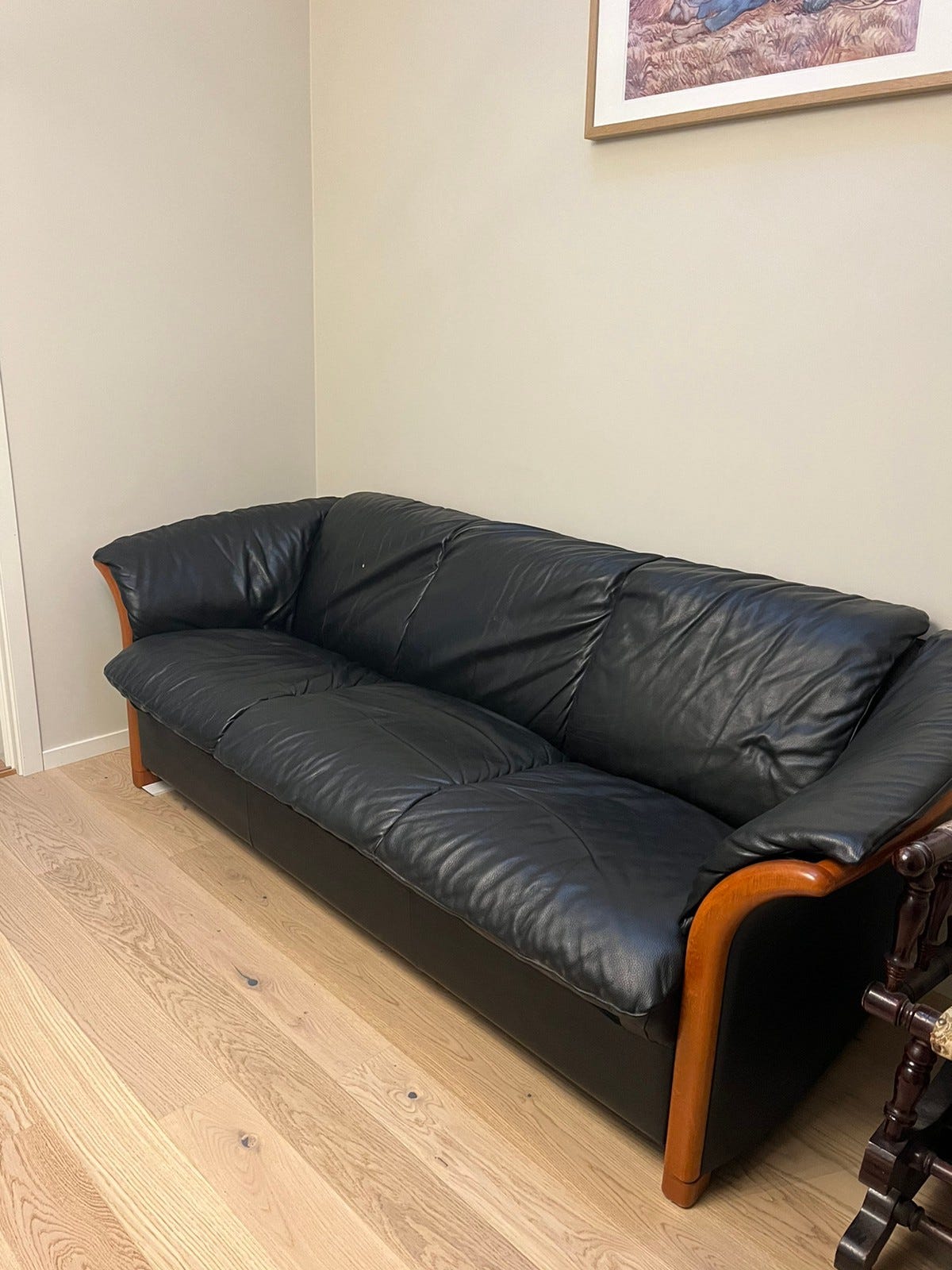 Ekornes skinnsofa | FINN torget