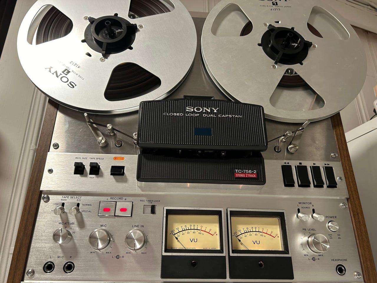 Sony TC-756-2 vintage båndspiller. 7 1/2 & 15 IPS | FINN torget