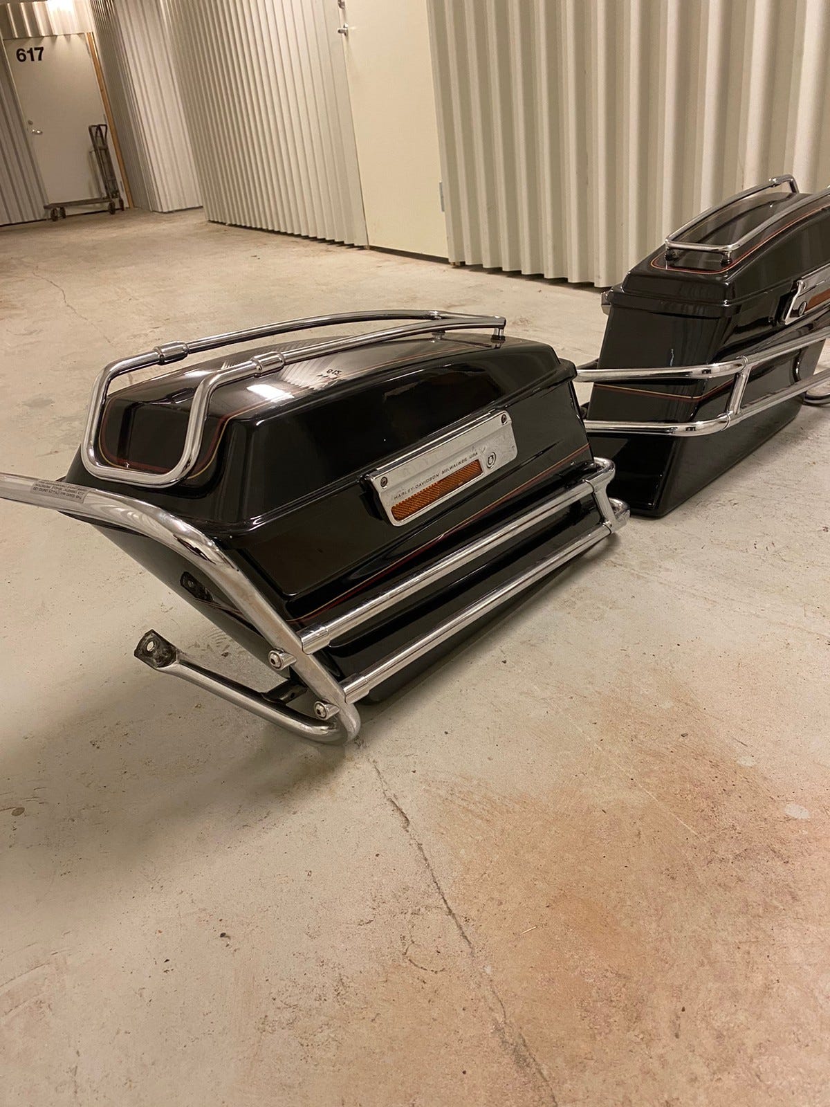 Harley Davidson Sideboks / Sidevesker OEM / Koffert sett | FINN torget