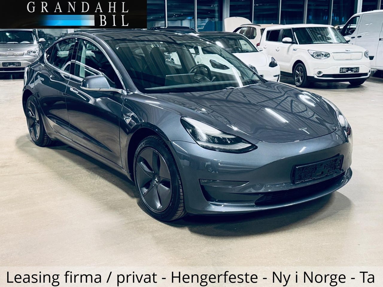 Leasing: Tesla Model 3 - 2019 - Grå - 306 Hk - Sedan | FINN.no