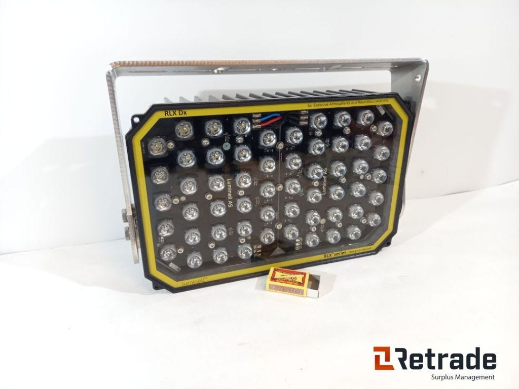 7STK GLAMOX LUMINELL 240W EX-D LED DEKKS/ARBEIDS BELYSNING | FINN-torget