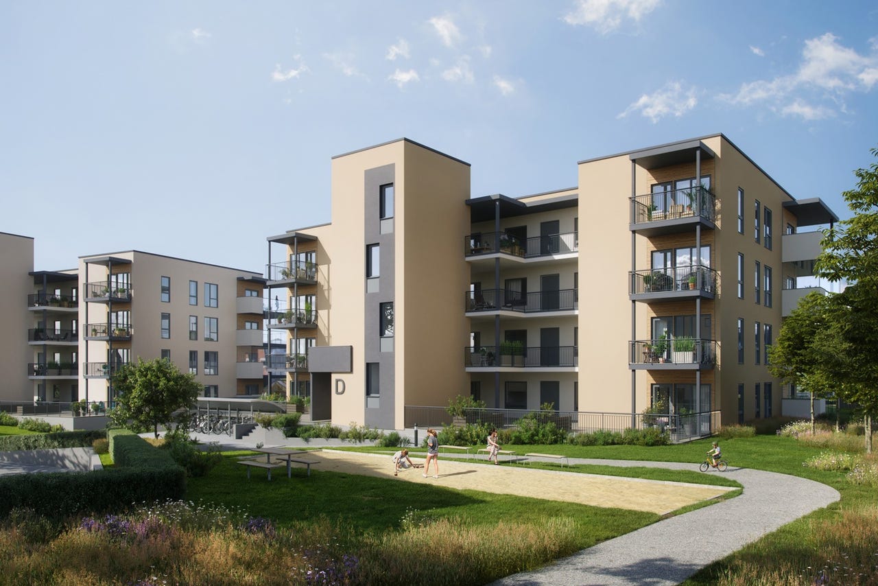 Denja Hage Bygg C - 16 flotte leiligheter sentralt på Hovland - Nær ...