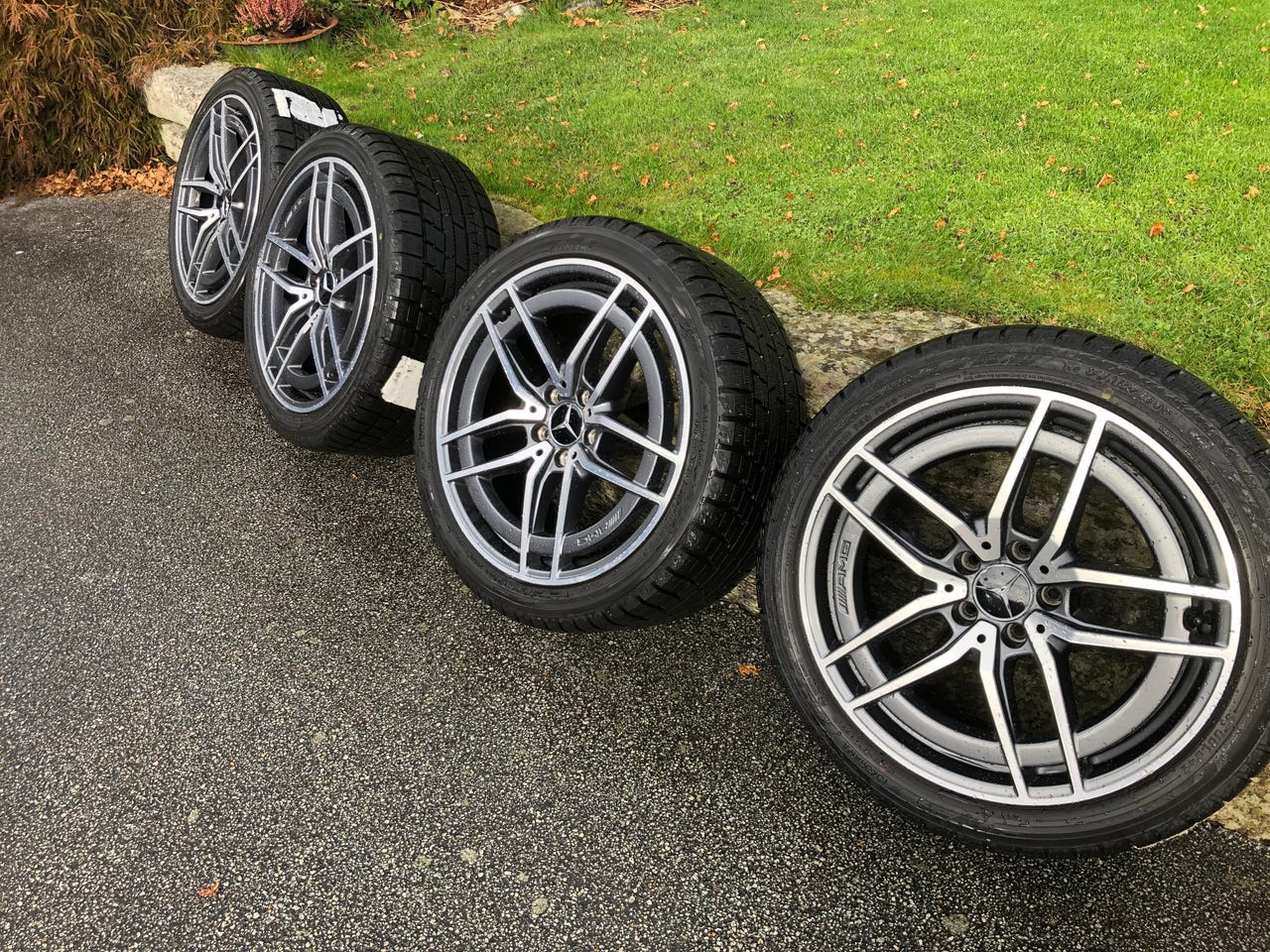 AMG originale 19" Felger med gode dekk til Mercedes selges/byttes i ...