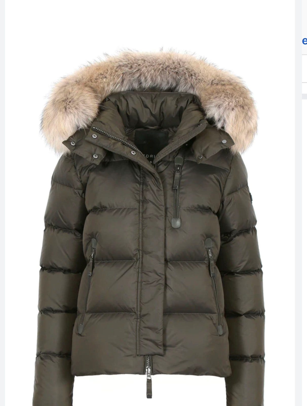 Cedrico jakke med pels krage | FINN-torget