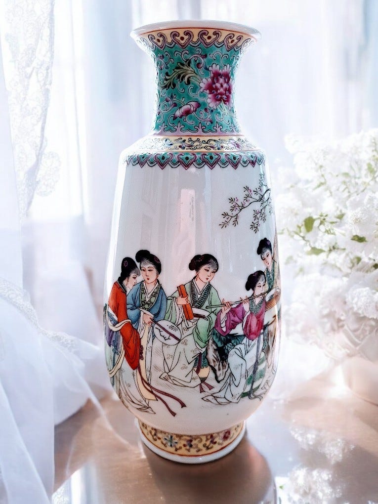 kinesisk Qianlong vase. | FINN torget