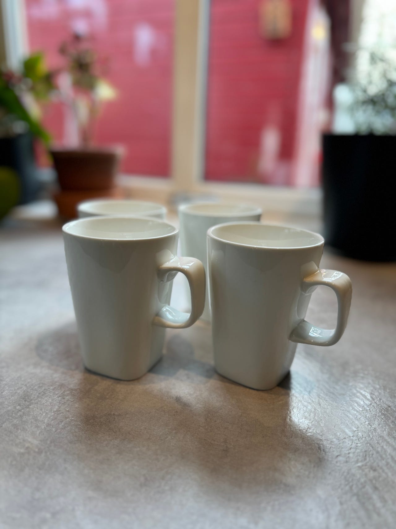 Hvit lilje krus x 4 | FINN-torget