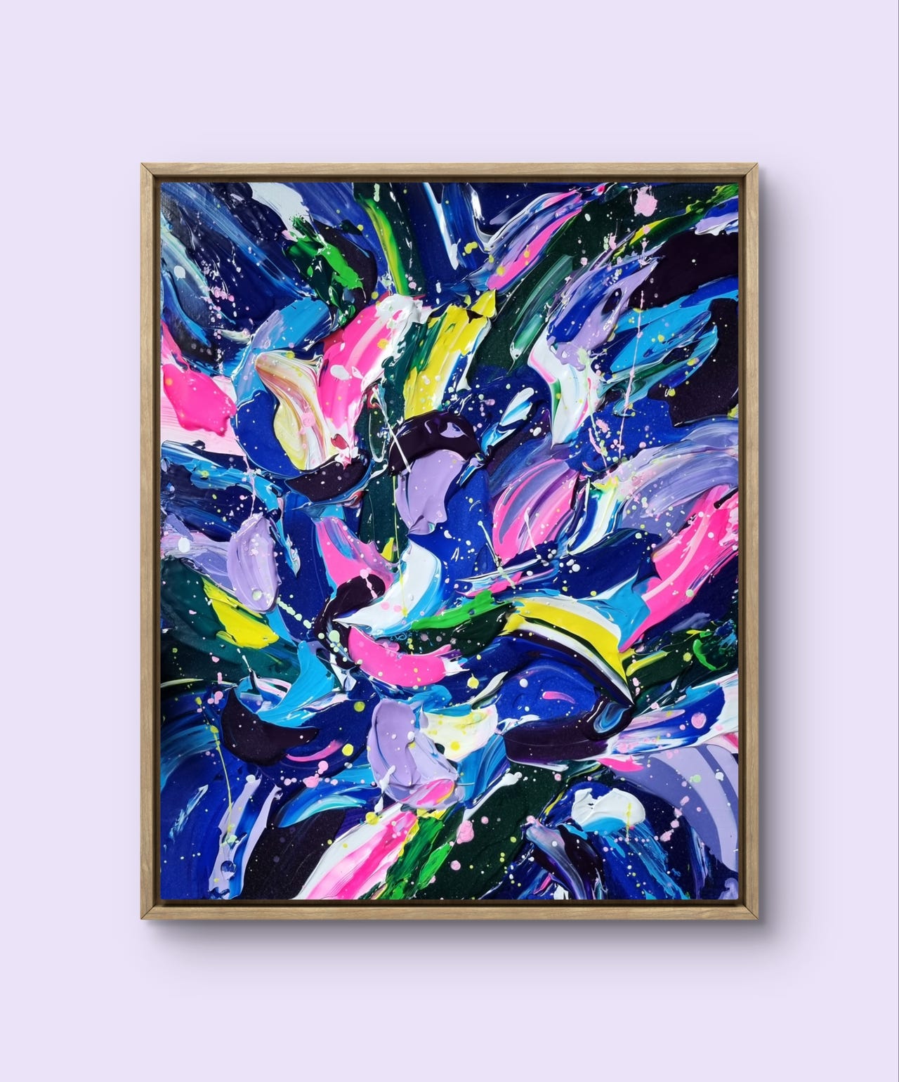 Abstrakt fargerik kunst🎨 | FINN-torget