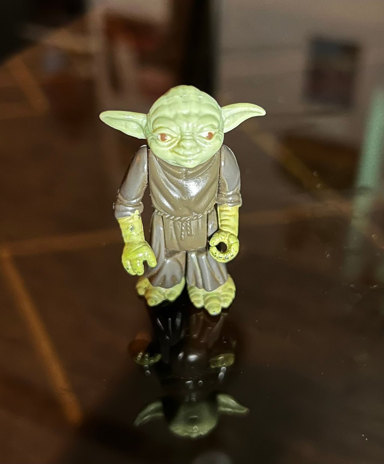 Star Wars YODA 1980 Kenner Action Figure Jedi Master Vintage Red Eye Variant FINN torget