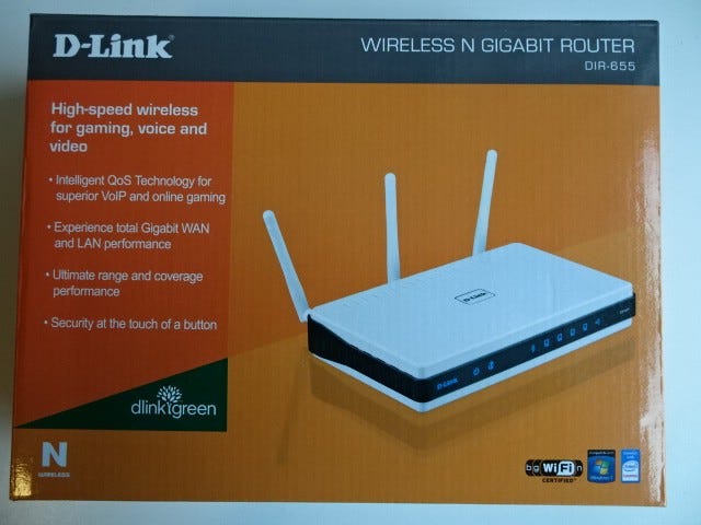 Router D-Link DIR-655 (ny og ubrukt) | FINN-torget