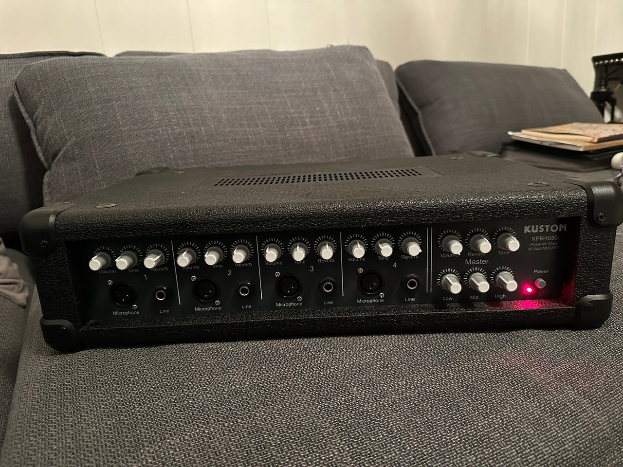 Kustom KPM4080 Powered Mixer 80 Watt MOSFET | FINN-torget
